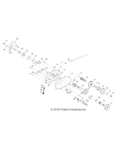 polaris atv gear shift drum assembly, genuine oem part 0452159, qty 1