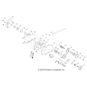 Polaris ATV Gear Shift Drum Assembly, Genuine OEM Part 0452159, Qty 1