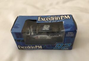 jimmie johnson #92 excedrin pm 2001 limited edition