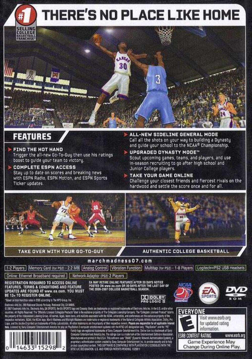 NCAA March Madness 07 - PlayStation 2