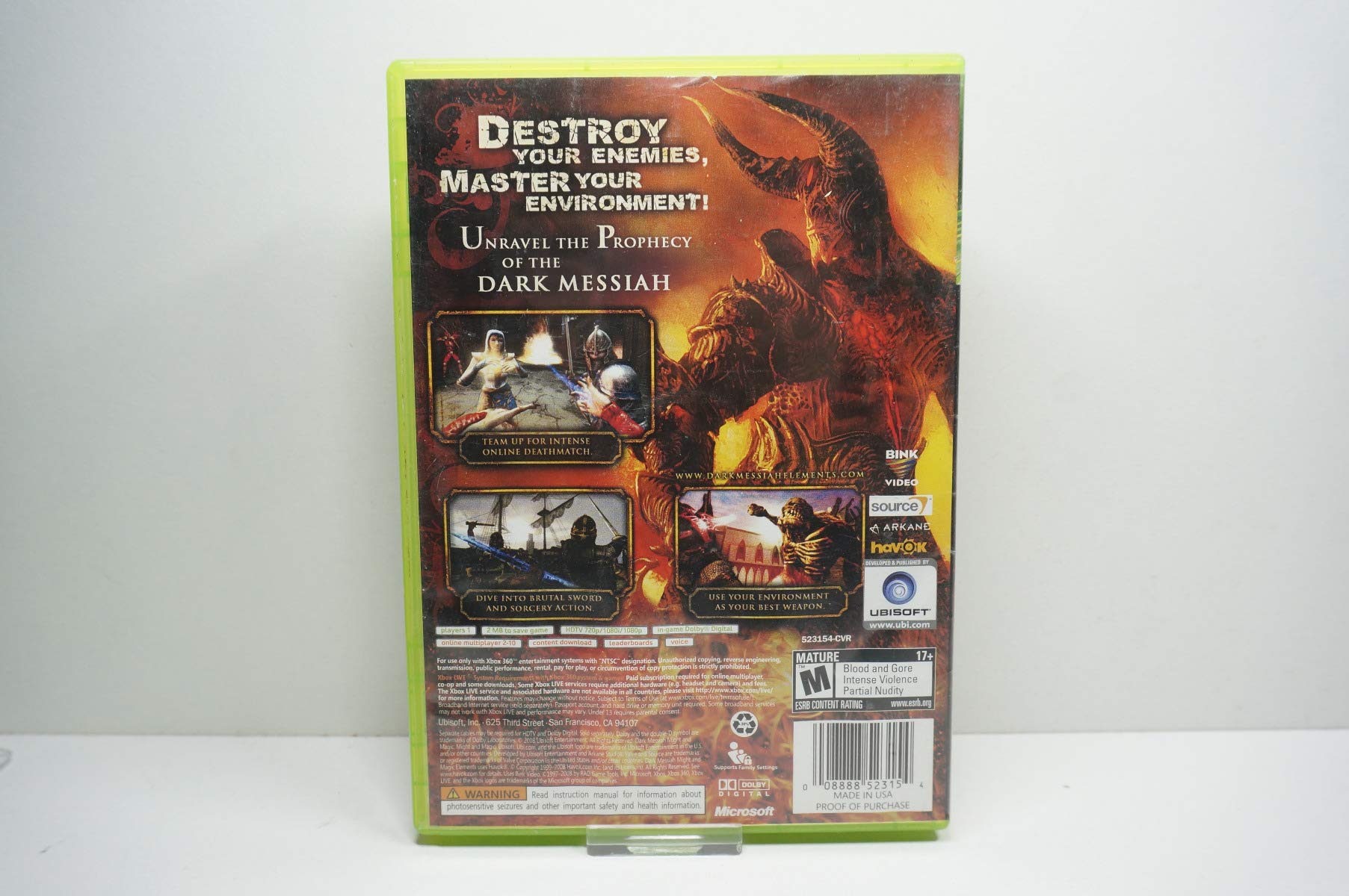 Dark Messiah of Might & Magic Elements - Xbox 360