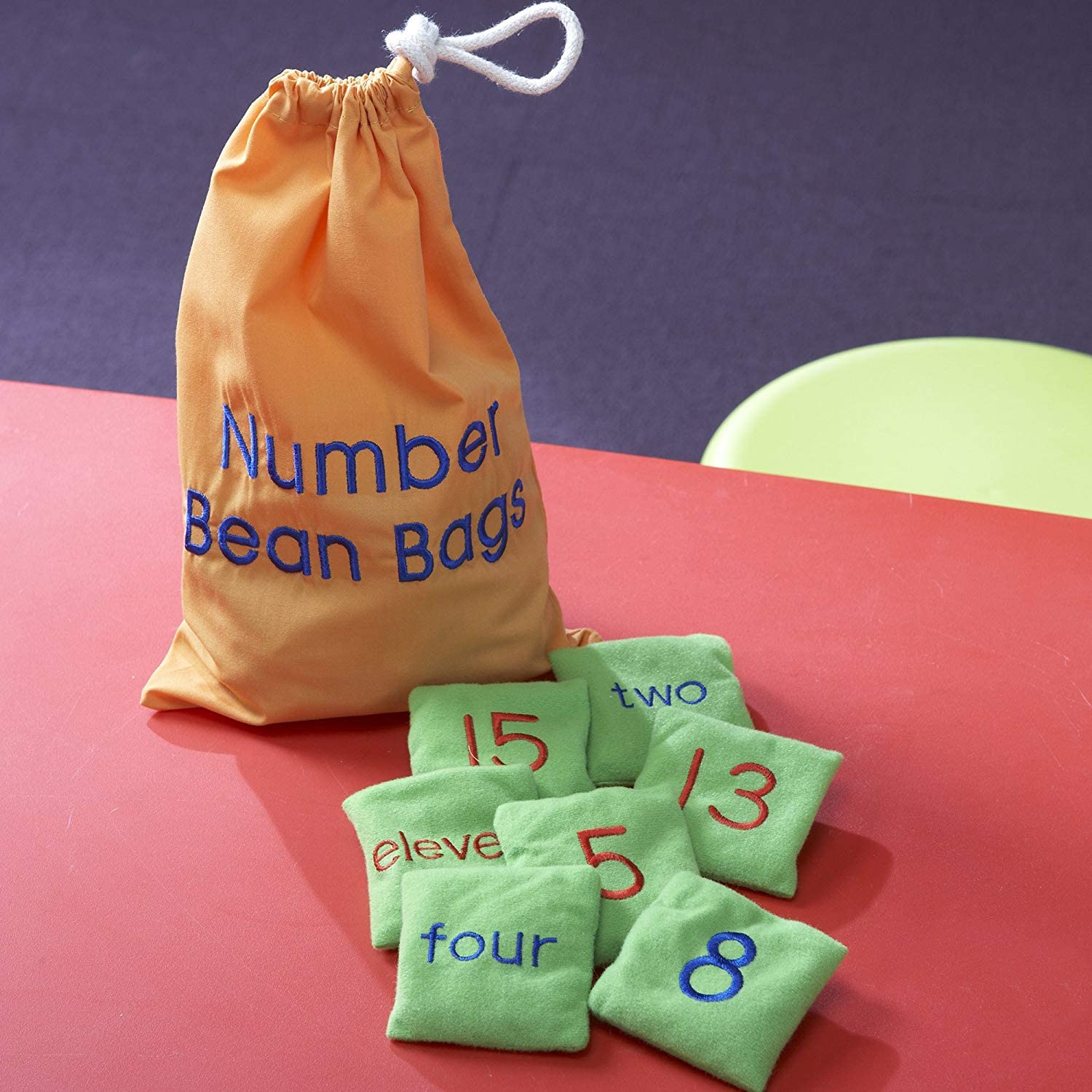 Educational Insights Number Beanbags, Learn Numbers, Toddler Learning Toy, Preschool Kindergarten Classroom Must Haves, Set of 20 Beanbags, Ages 3+