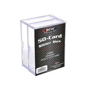 bcw 1-sb50 2 piece slider box - 50 count