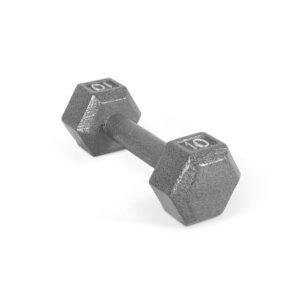 cap barbell solid hex dumbbell, single (10-pound)