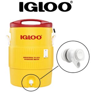 Igloo Push-Button Spigot for 2-10 Gallon Water Cooler Beverage Jugs