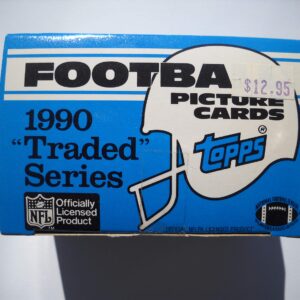 1990 Topps Football Traded Factory Set with Emmitt Smith's Rookie Card!