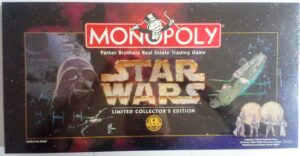 monopoly 1997 star wars monopoly limited collector's 20th anniversary edition