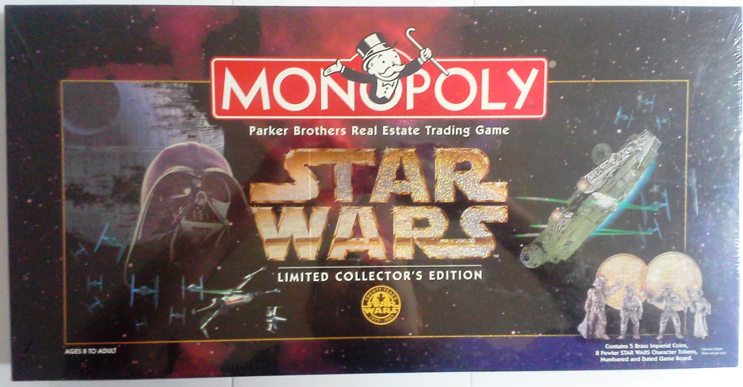 Monopoly 1997 Star Wars Monopoly Limited Collector'S 20Th Anniversary Edition