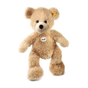 steiff usa beige fynn teddy bear plush collectible, 15.75” x 10.6” x 5.5” – handmade craftsmanship (111679)