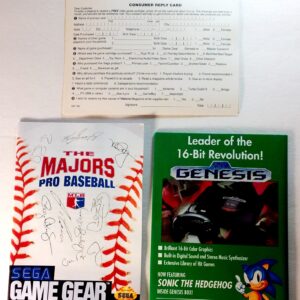 Majors Pro Baseball Sega Game Gear