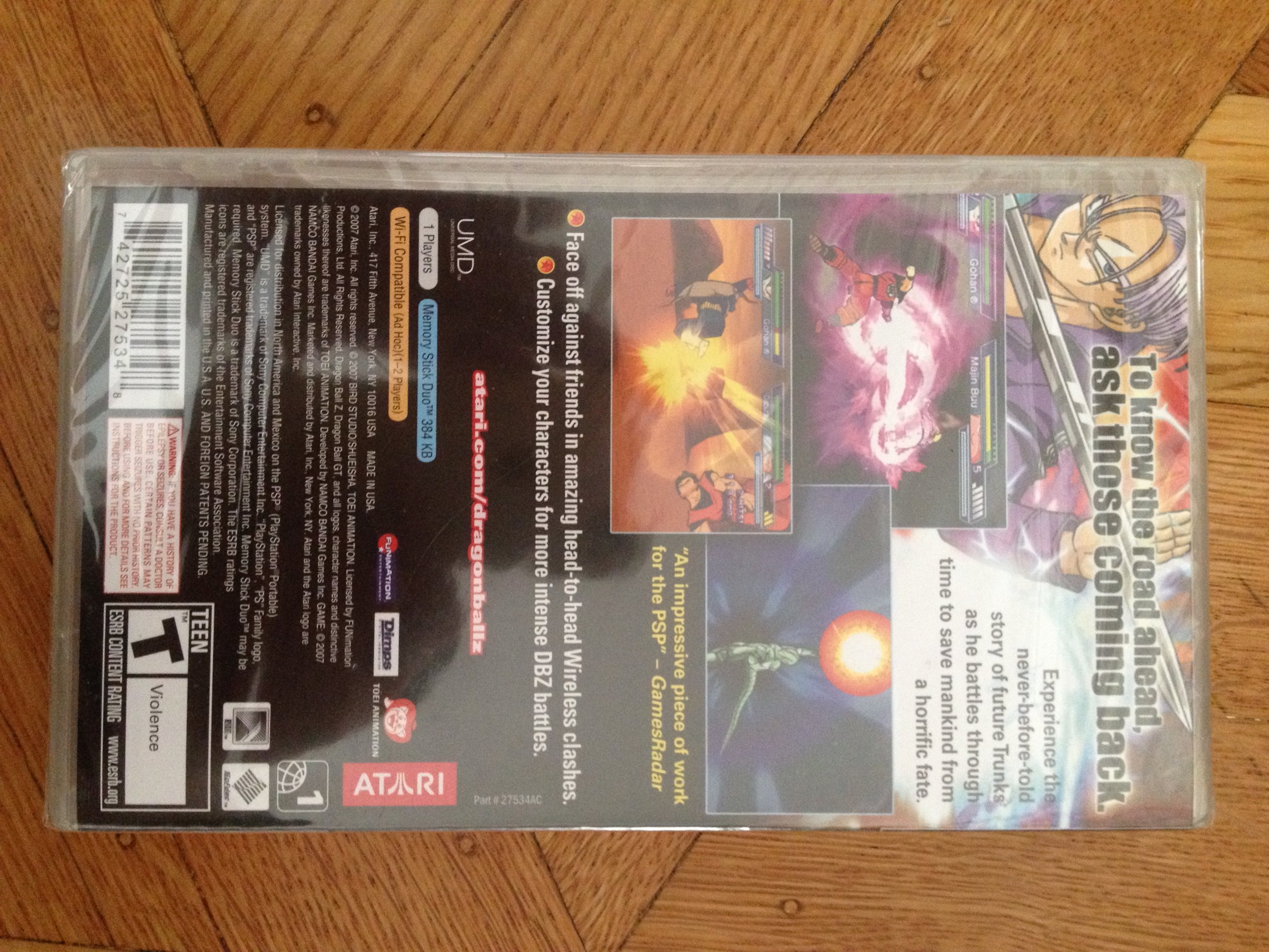 Dragon Ball Z: Shin Budokai Another Road - Sony PSP