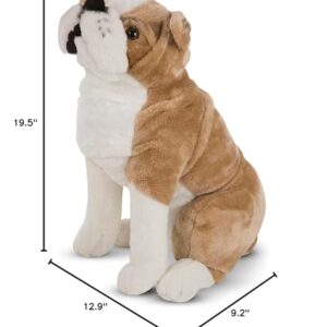 Melissa & Doug Giant English Bulldog - Lifelike Stuffed Animal (nearly 2 feet tall)