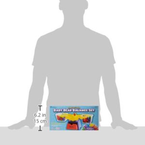 Explore volume and compare solids and liquids with this sturdy bucket balance, including weights and counters, Medium