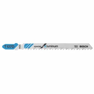 bosch t127d100 100 pieces 4 in. 8 tpi special for aluminum t-shank jig saw blades