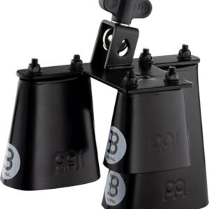 Meinl Percussion SLTRI-BK Black Powder Coated Steel Triple Bell