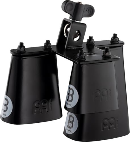 Meinl Percussion SLTRI-BK Black Powder Coated Steel Triple Bell