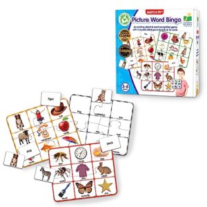 the learning journey: match it! bingo - picture word - reading game for preschool and kindergarten 36 picture word cards, 9.5" h x 8" w x 0.1" d