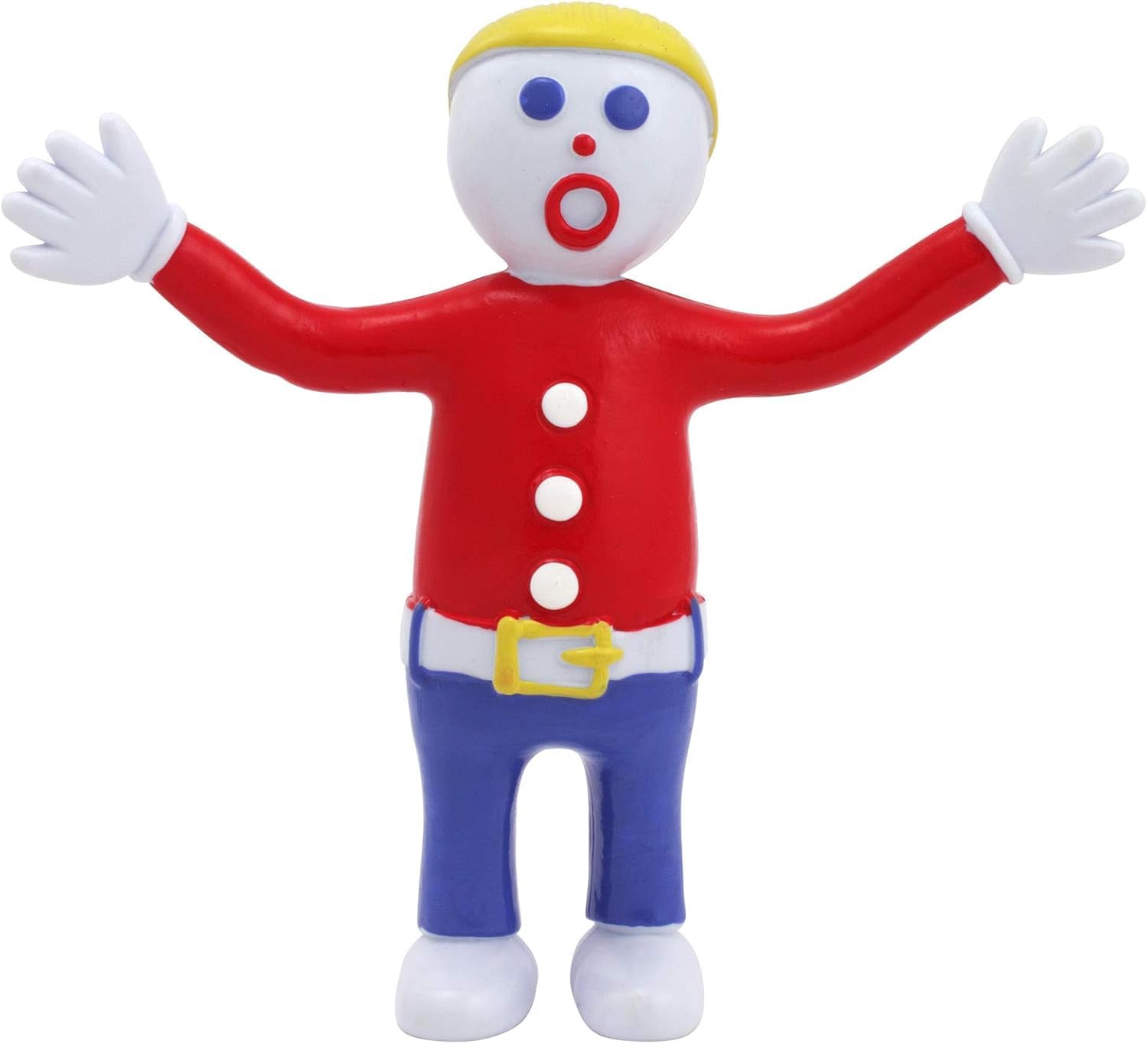 NJ Croce Mr. Bill Bendable Action Figure, Multicolor Poseable Flexible Toy for Kids Gift Durable Collectible Action Figure for Kids and Collectors Ages 3+ Mr. Bill Character Toy