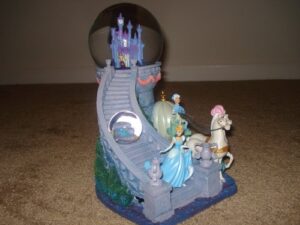 disney cinderella staircase snowglobe