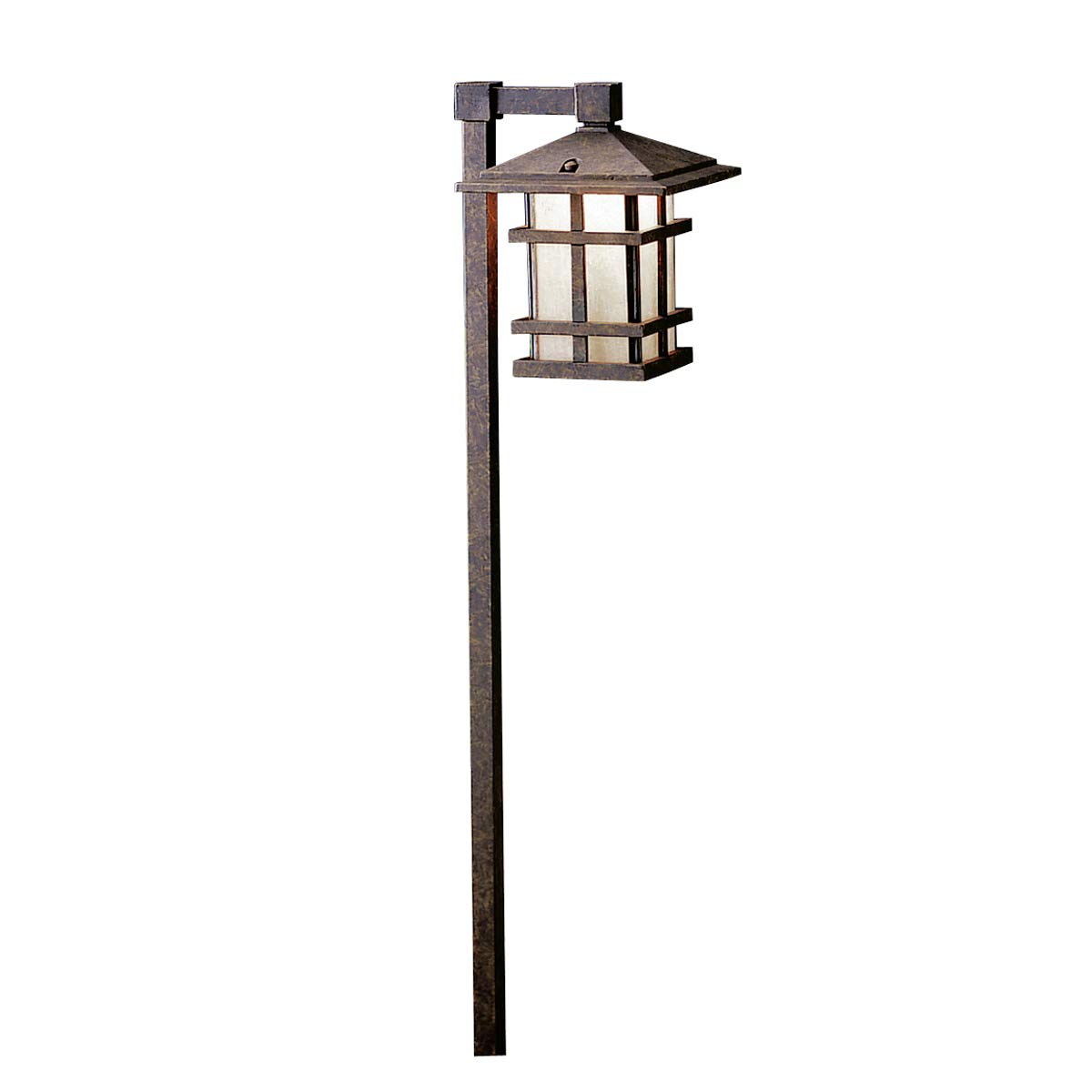 Kichler 15232AGZ Cross Creek Path & Spread 1-Light 120V, Aged Bronze