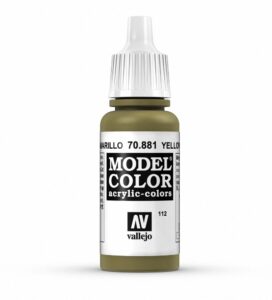 vallejo yellow green model color 1 paint, 17ml