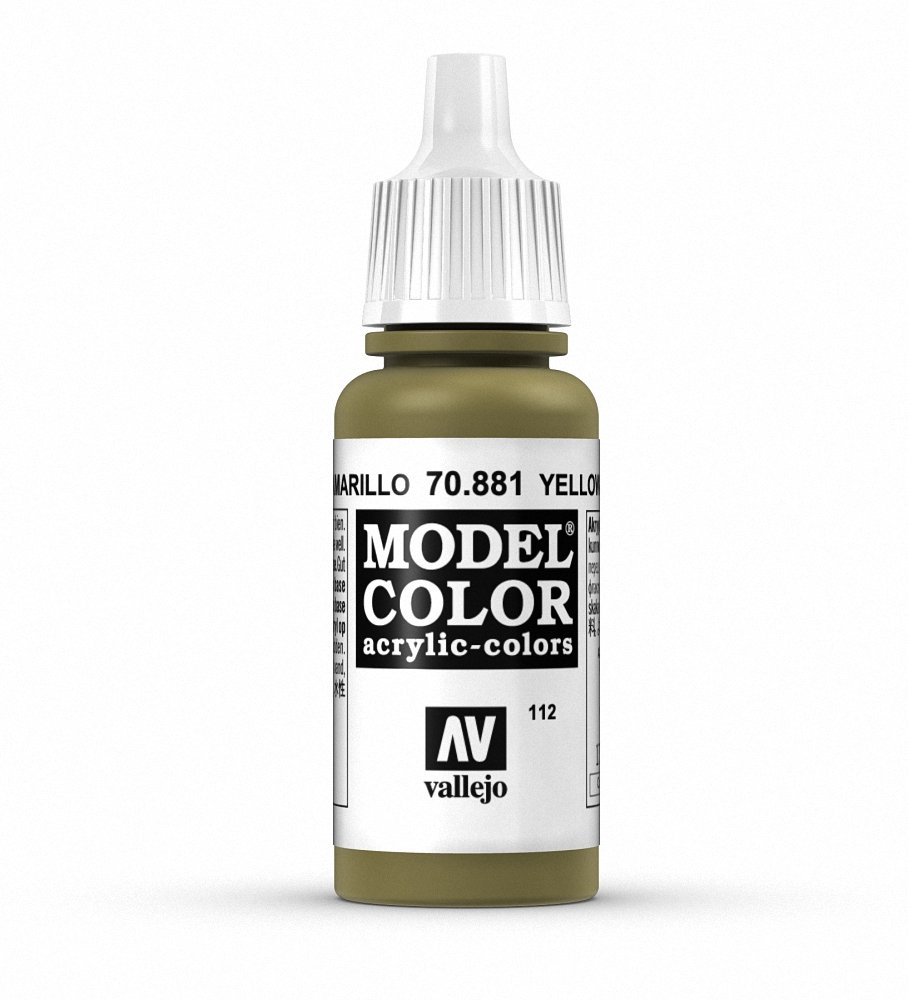 Vallejo Yellow Green Model Color 1 Paint, 17ml