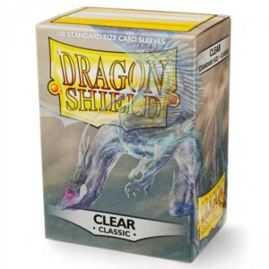 dragon shields at-10001 protective sleeves (100-pack), clear