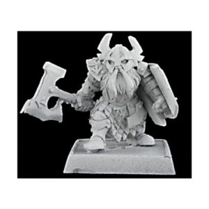 reaper gargram dwarf sergeant miniature 25mm heroic scale warlord miniatures