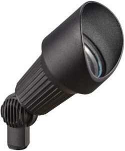 kichler 15309bkt accent 1-light 12v, textured black