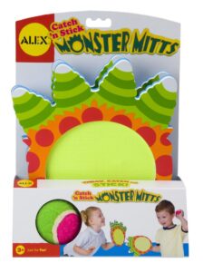 alex toys active play catch n stick monster mitts