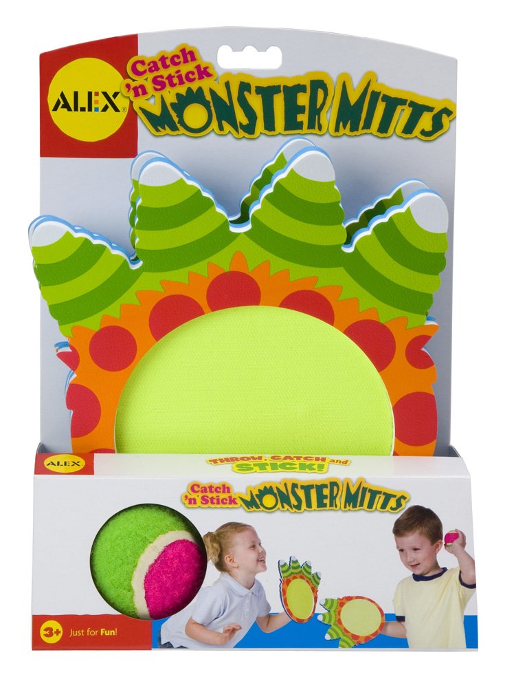 ALEX Toys Active Play Catch N Stick Monster Mitts