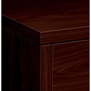 Hon Stack-On Storage for L-Shaped Station, 78 by 14-5/8 by 37-1/8-Inch, Mahogany