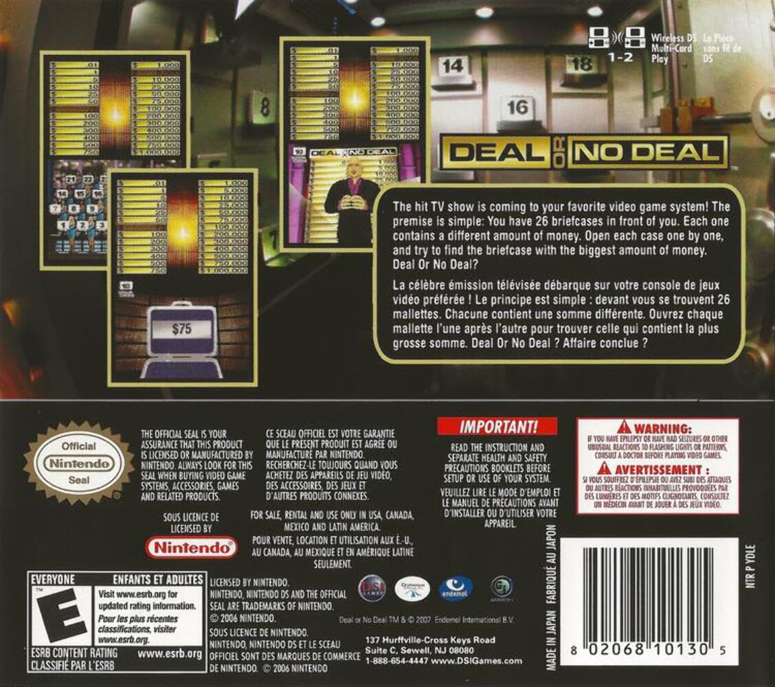 Deal or No Deal - Nintendo DS