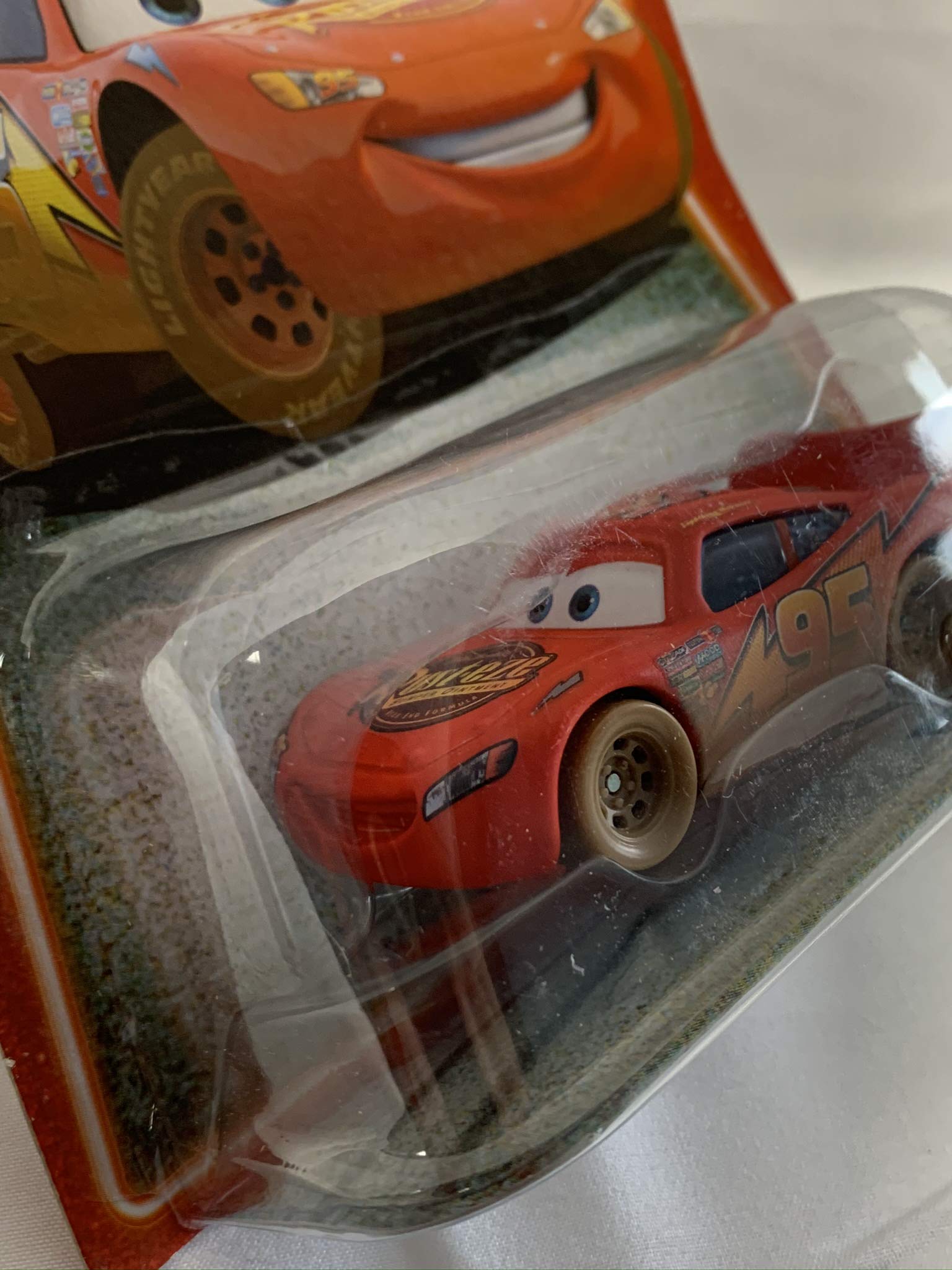 Disney Car Toys Dirt Track McQueen