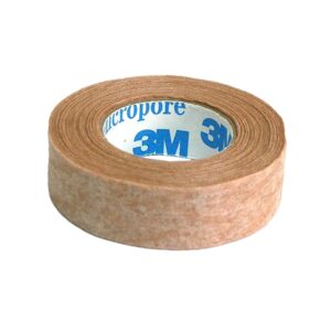 3M Micropore Paper Tape - 1/2" x 10 yds Tan - - Box of 24