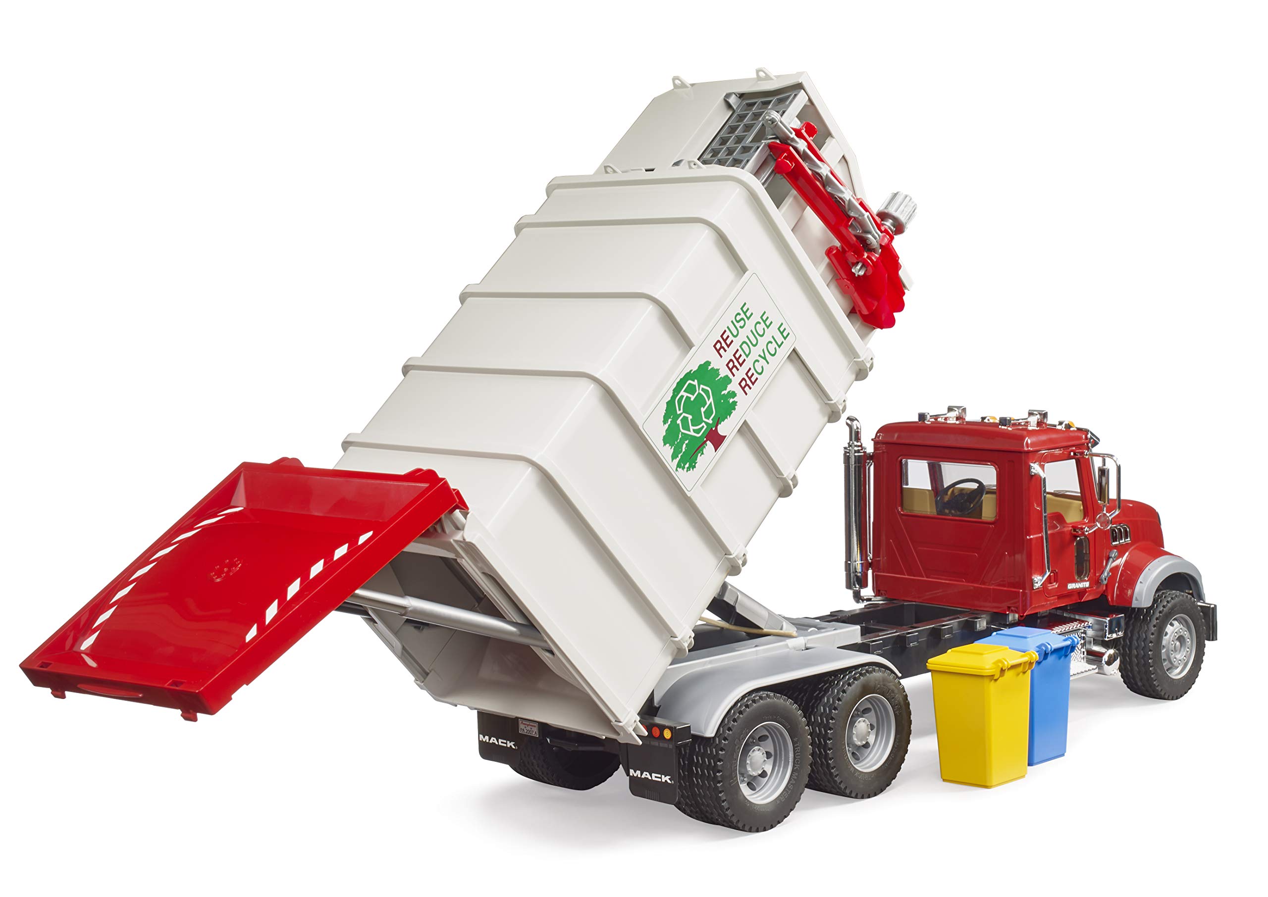 Bruder 02811 Mack Granite Side Loading Garbage Truck