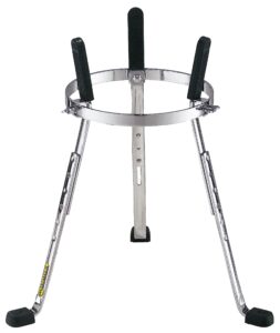 meinl percussion stand with full height adjustability-not made in china-arched rubber bracing for more stability, adapts to multiple djembe sizes, 2-year warranty (st