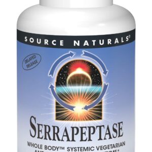 Source Naturals Serrapeptase - Delayed Release Enzyme - 60 Vegetarian Capsules