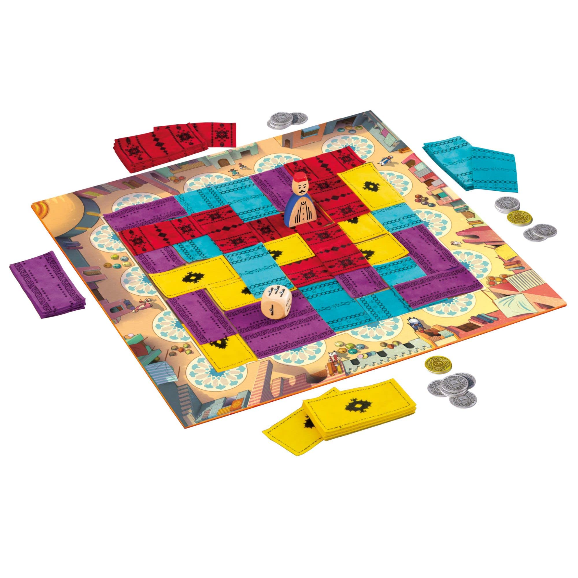 Marrakech | Strategy Game for Families and Adults | Ages 8+ | 2 to 4 Players | 20 Minutes