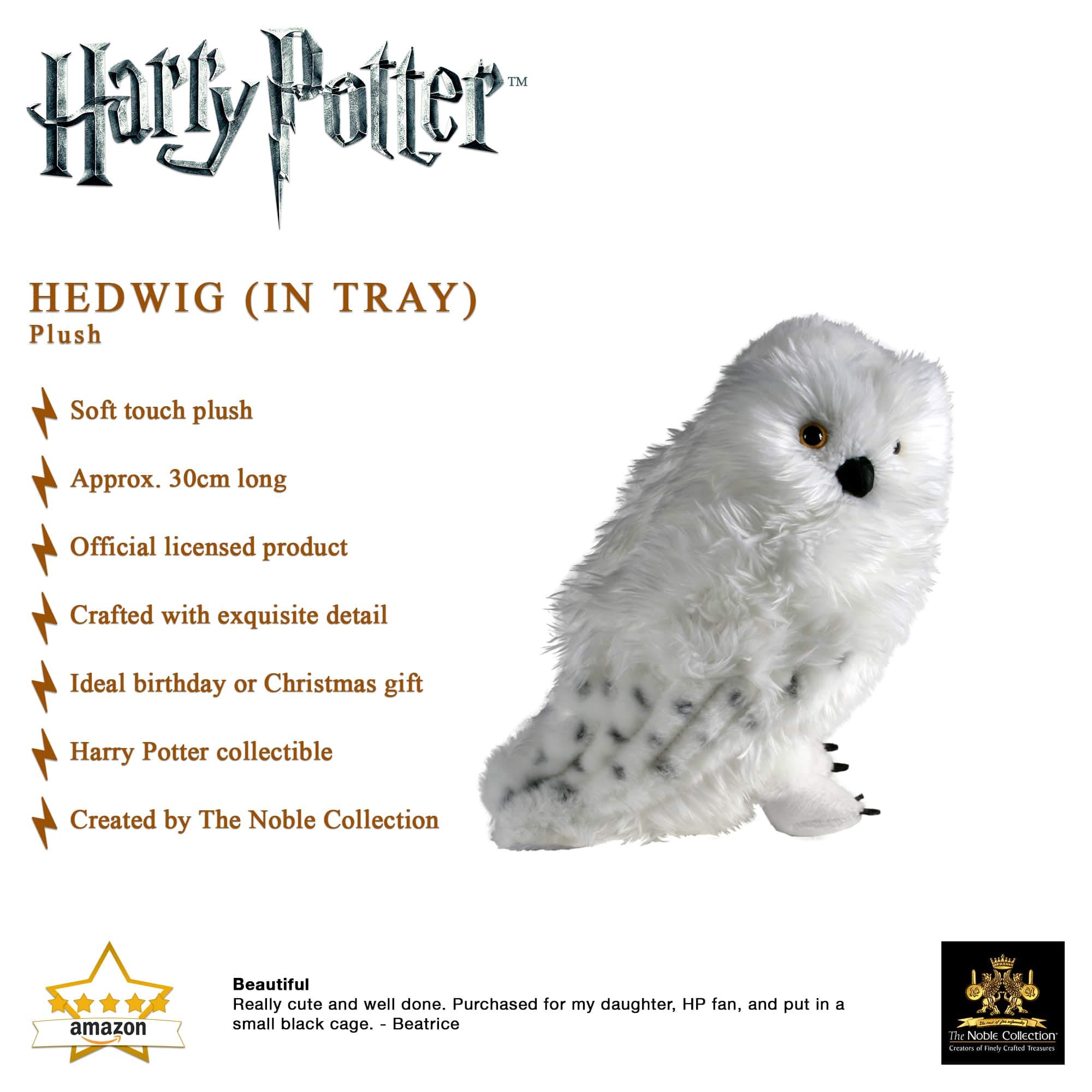 The Noble Collection Harry Potter Hedwig Plush