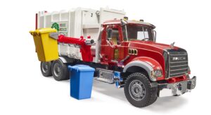 bruder 02811 mack granite side loading garbage truck