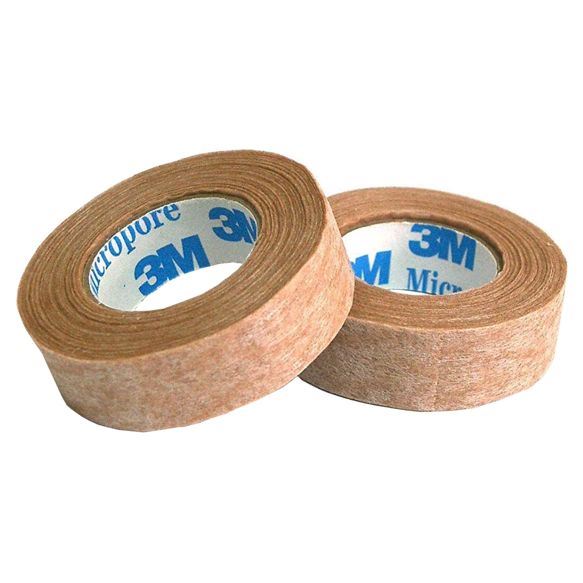 3M Micropore Paper Tape - 1/2" x 10 yds Tan - - Box of 24