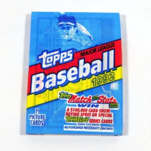 1992 Topps Baseball Card Wax Pack (15 Cards Per Pack)