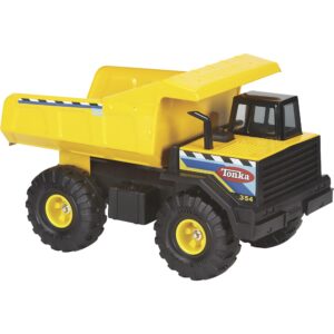 Tonka Classic Steel Mighty Dump Truck Vehicle, Single, Standard Packaging