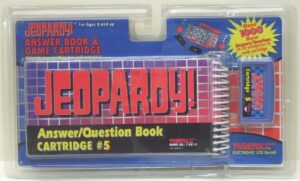 jeopardy answer/question book cartridge #5 by tiger electronics