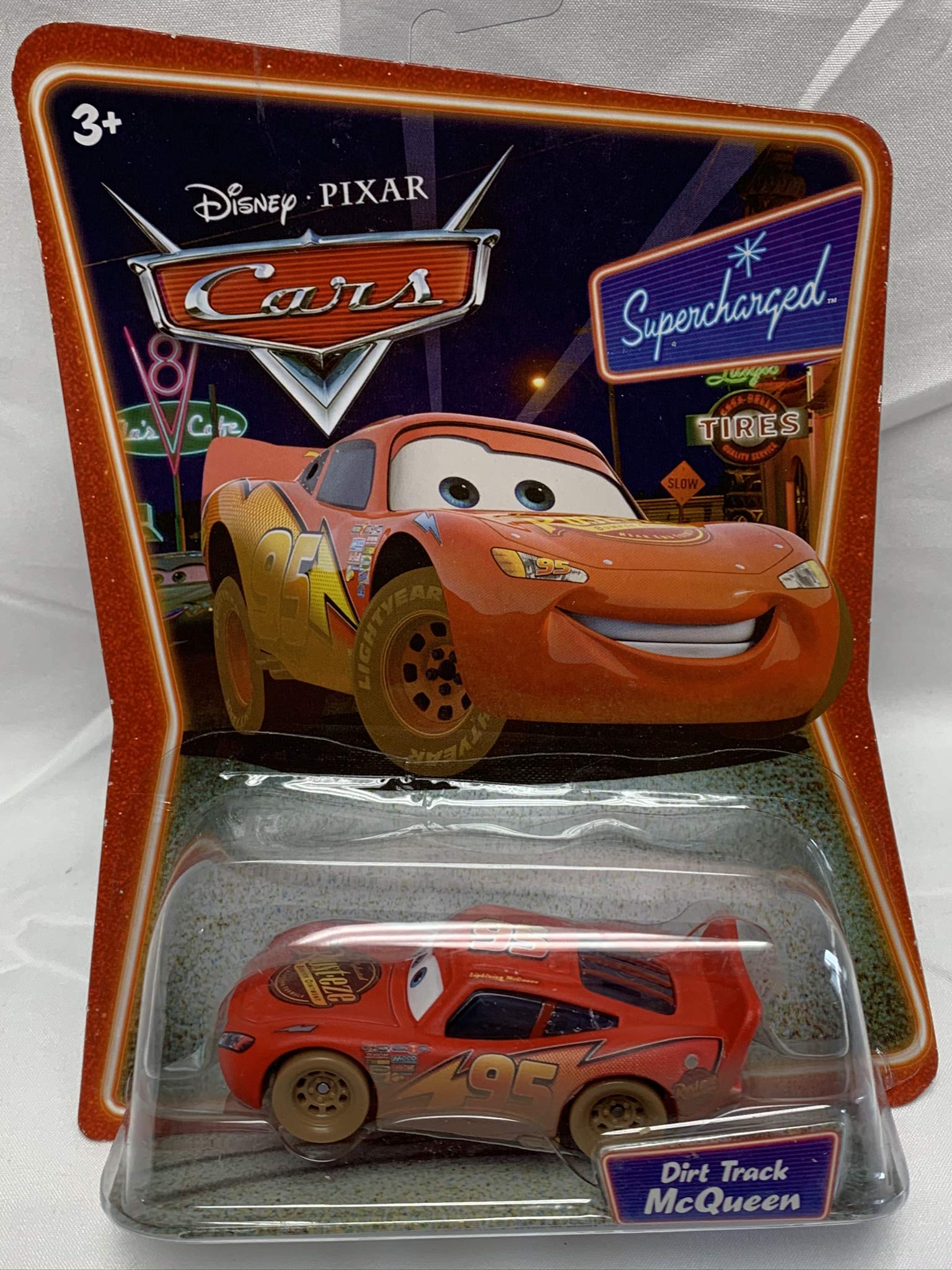 Disney Car Toys Dirt Track McQueen