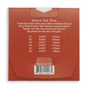 Augustine Regal Medium Tension Crystal Nylon Guitar Strings - 1 Set