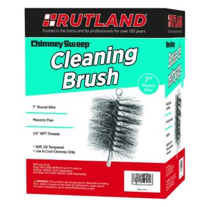 Rutland Products 16407 7" Round Chimney Cleaning Brush (Packaging may vary)