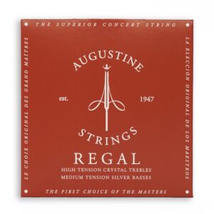 augustine regal medium tension crystal nylon guitar strings - 1 set