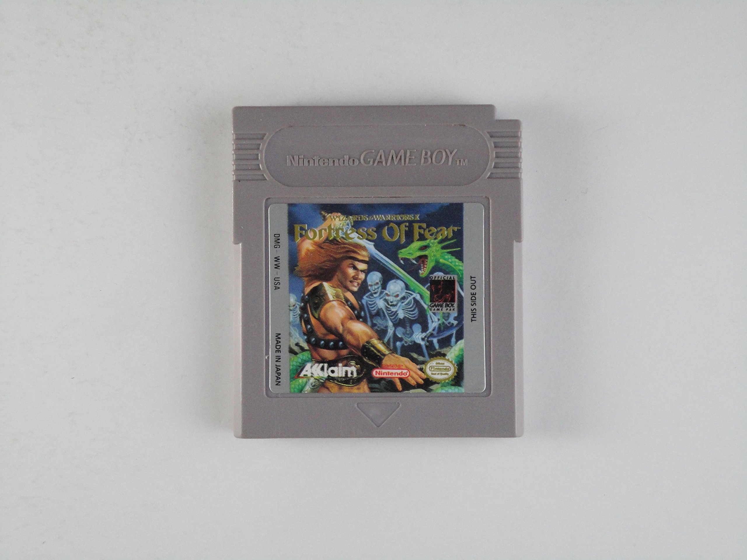 Wizards and Warriors X Fortress of Fear For Nintendo Game Boy